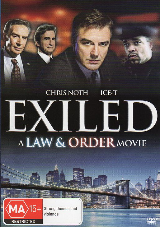 Cat. No. DVDM 1358: EXILED - A LAW & ORDER MOVIE ~ CHRIS NOTH / ICE-T ...