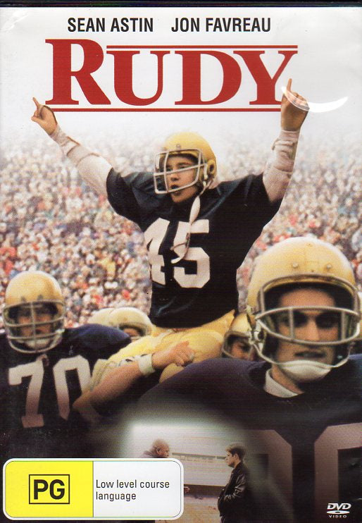 Cat. No. DVDS 1142: RUDY ~ SEAN ASTIN / JON FAVREAU. TRI STAR / SHOCK ...